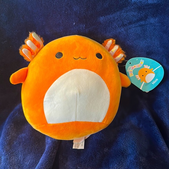 Squishmallows | Toys | Nwt 8 Nico The Orange Axoltl Squishmallow | Poshmark